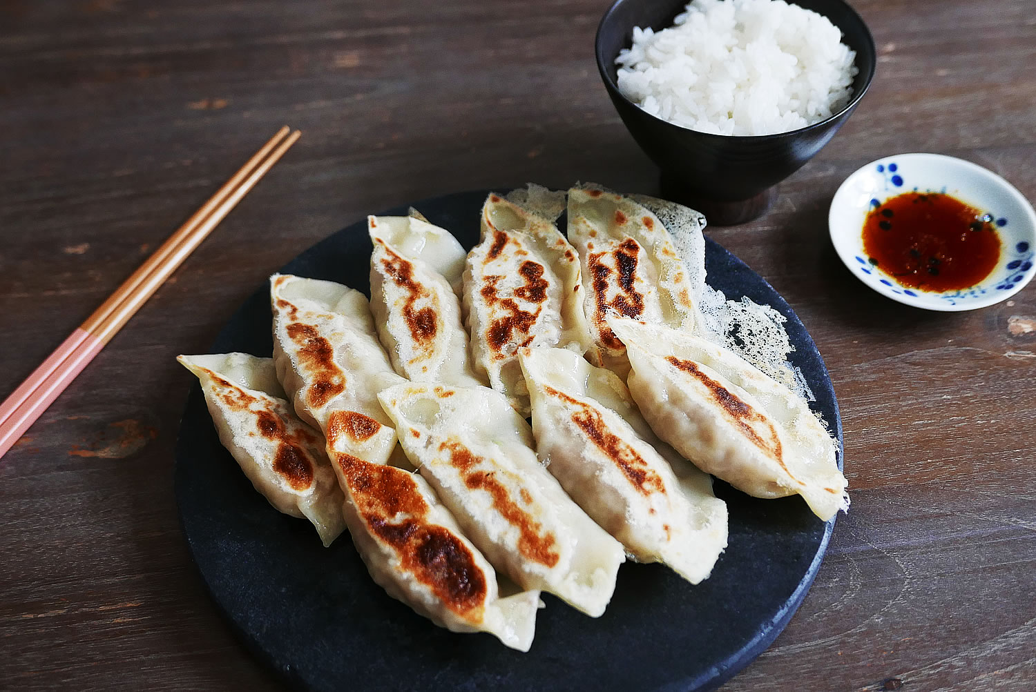 Juicy Japanese Gyoza